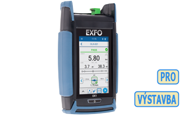 Optický multimetr - EXFO OX1 PRO Výstavba - PROFIBER Networking